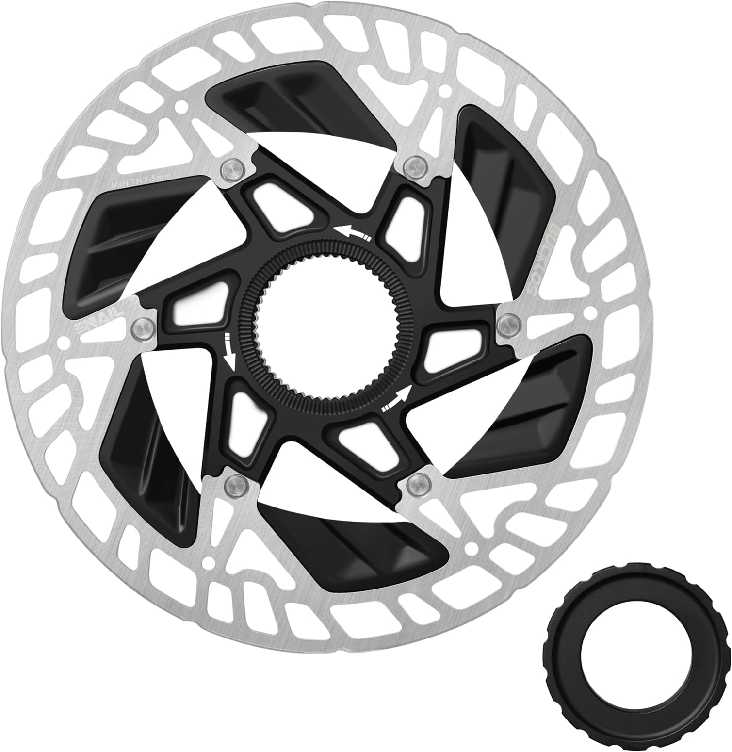 Amazon.com: BUCKLOS 160mm Bike Centerlock Disc Brake Rotor for Mountain ...