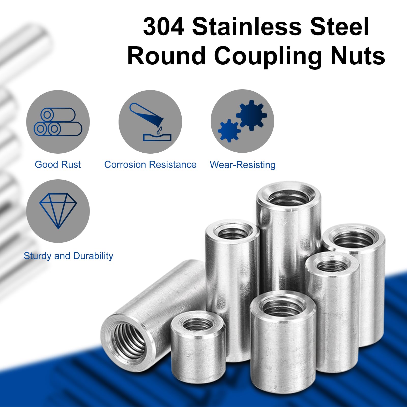 Promo 6mm To 8mm Stainless Steel Motor Shaft Coupling Join Connector