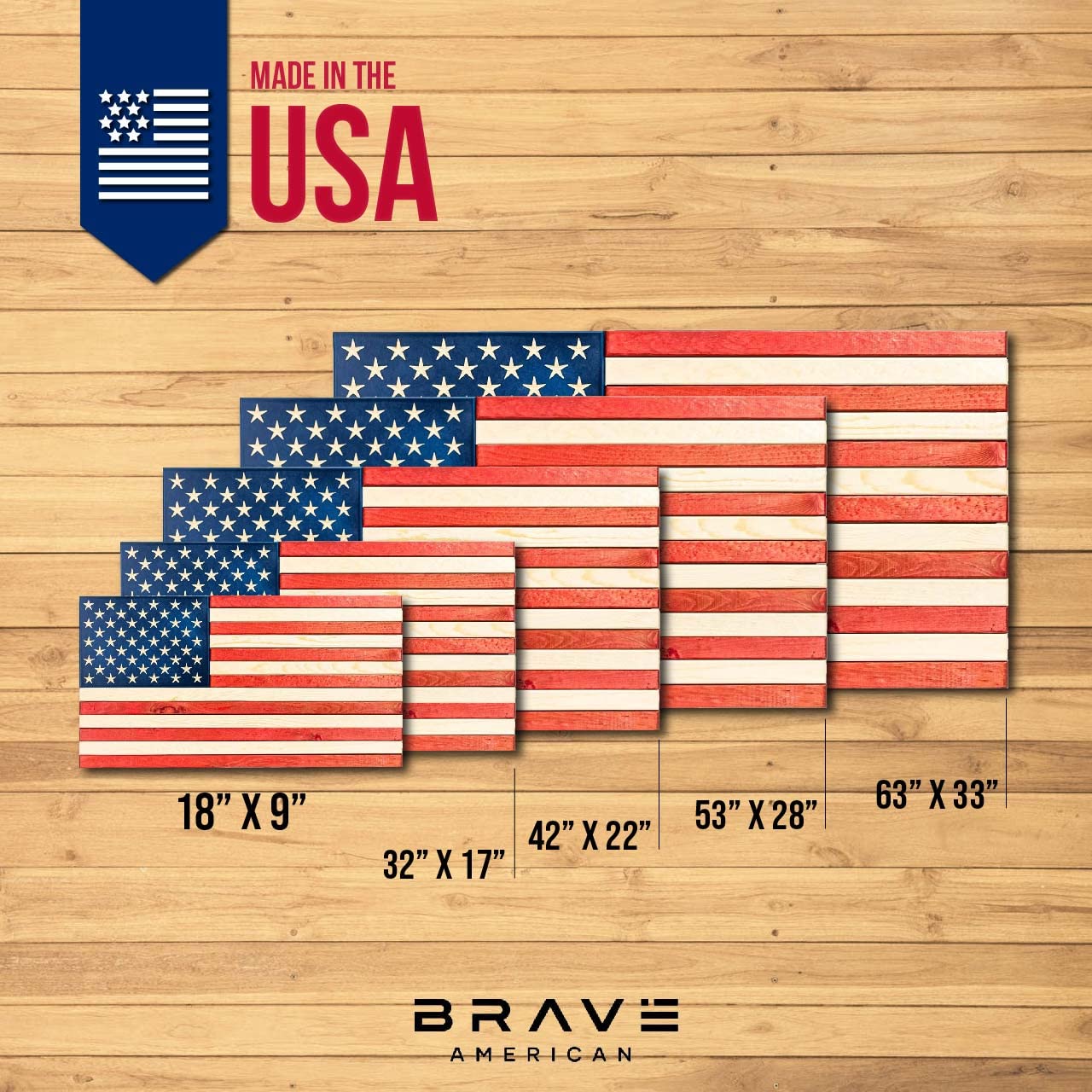 Banderas Americanas De Madera Hechas A Mano Wooden American Flag Navy