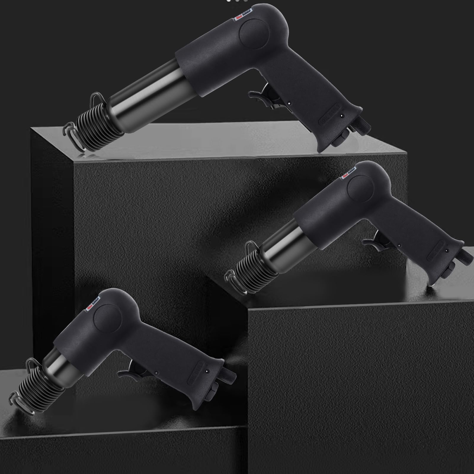 Snapklik.com : Long Barrel Air Hammer Kit, Includes 4 Types Of Chisels ...