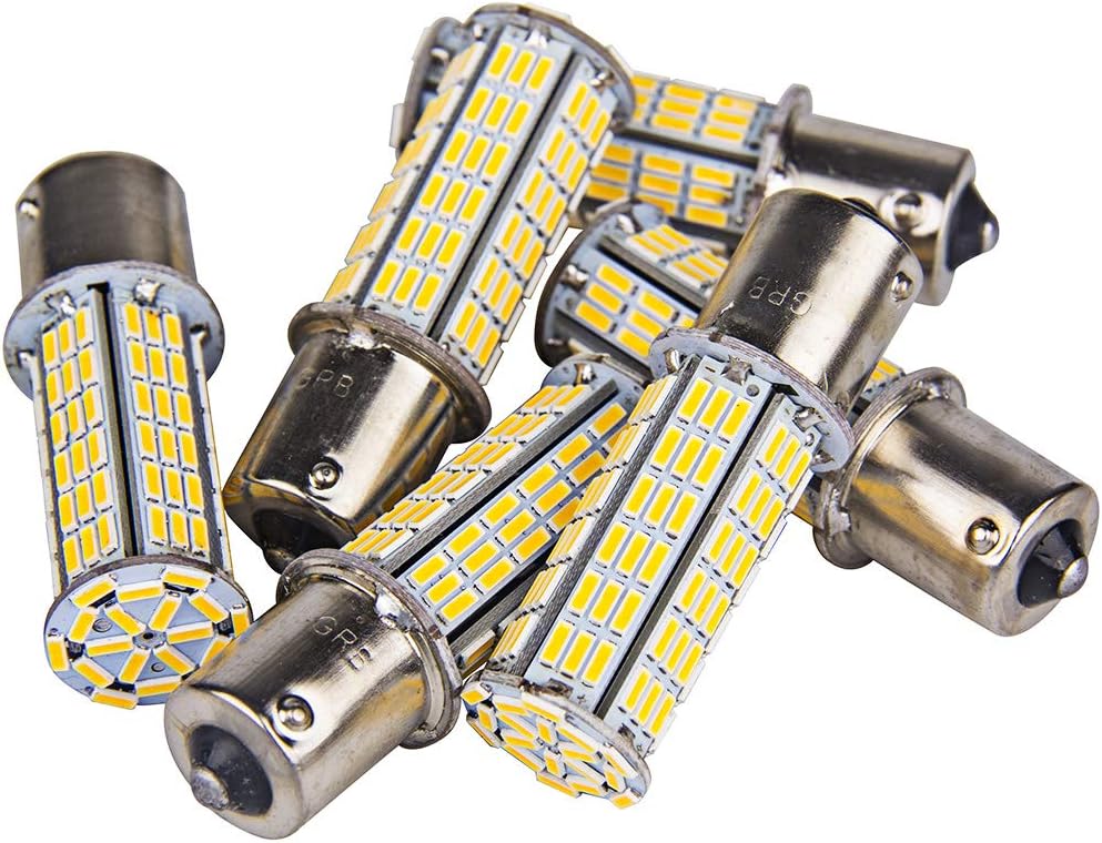 Amazon.com: GRB Super Bright BA15S 1156 1141 LED Replacement Light ...