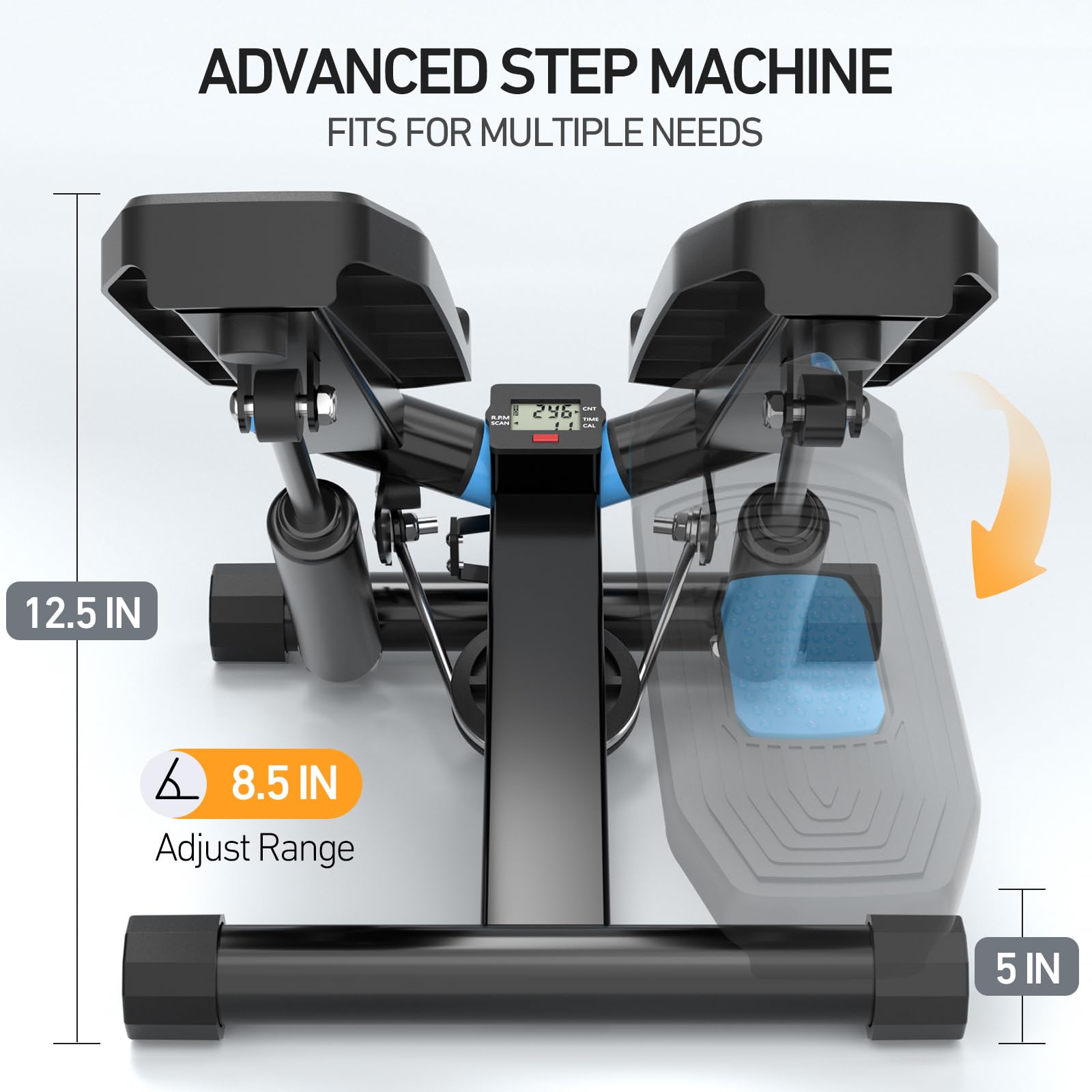 Snapklik.com : Steppers For Exercise At Home, Mini Stair Stepper 300 Lb ...