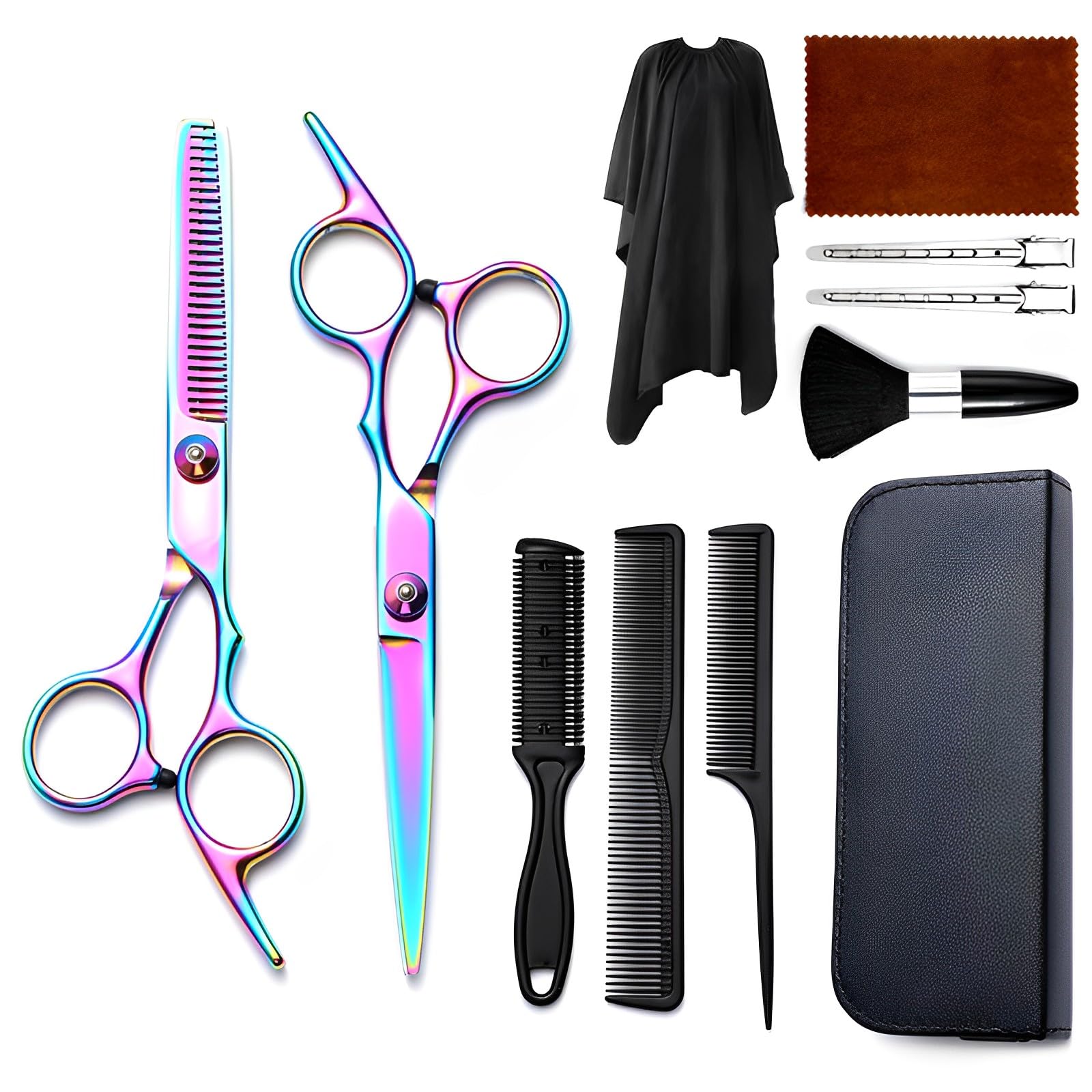 Amazon.com : Hair Cutting Scissors Kit 11PCS, Hair Scissors ...
