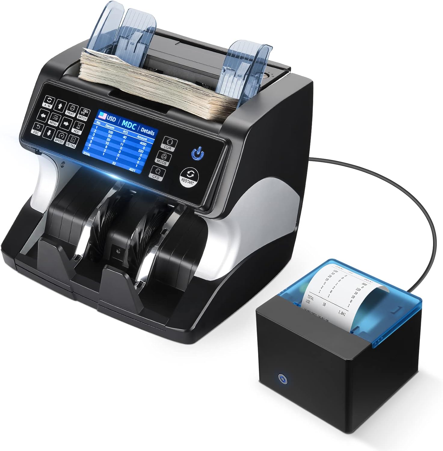 Amazon.com : MUNBYN Money Counter and Thermal Printer : Office Products