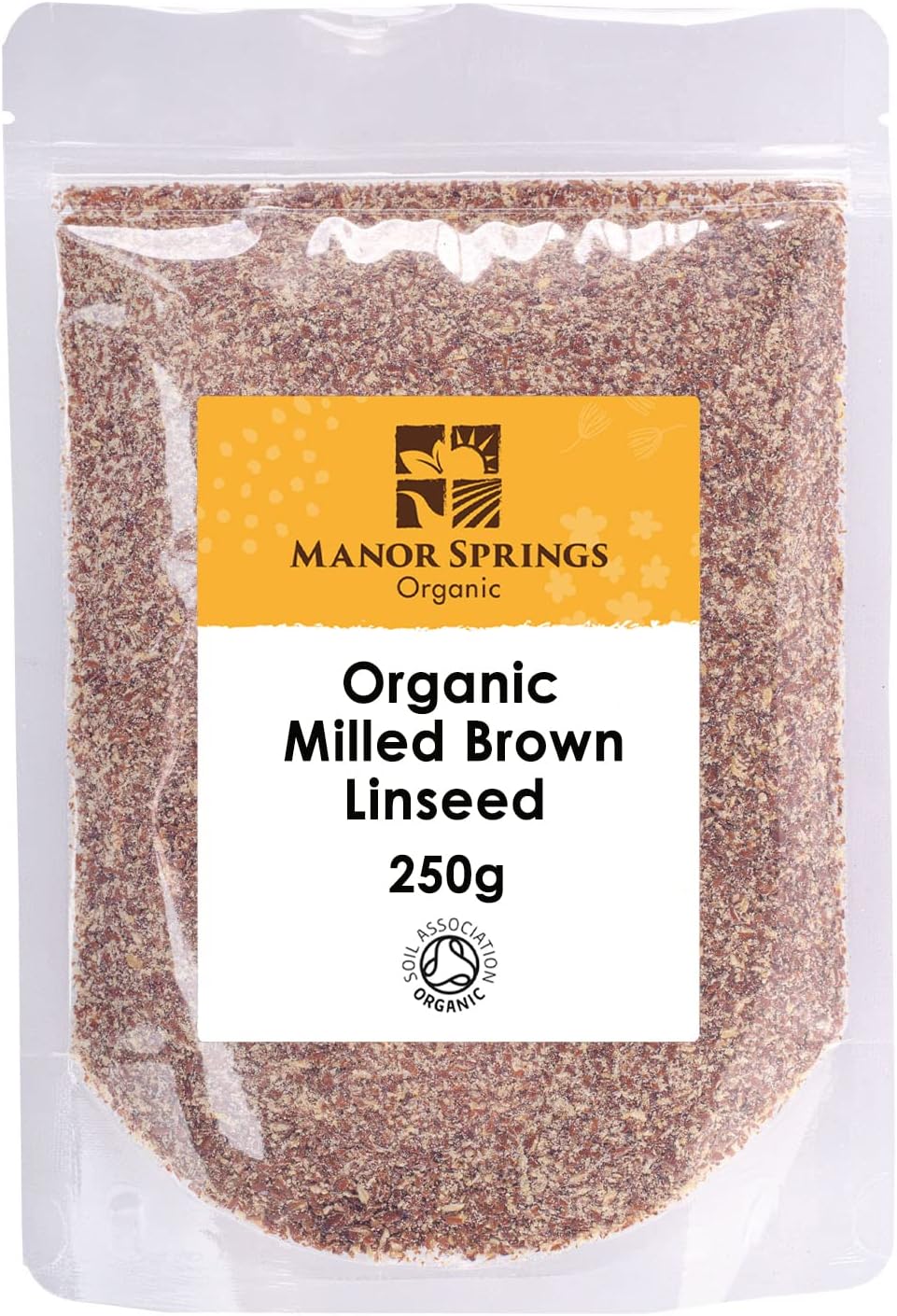 Organic Ground Flaxseed (Milled Linseed) 250g : Amazon.co.uk: Grocery