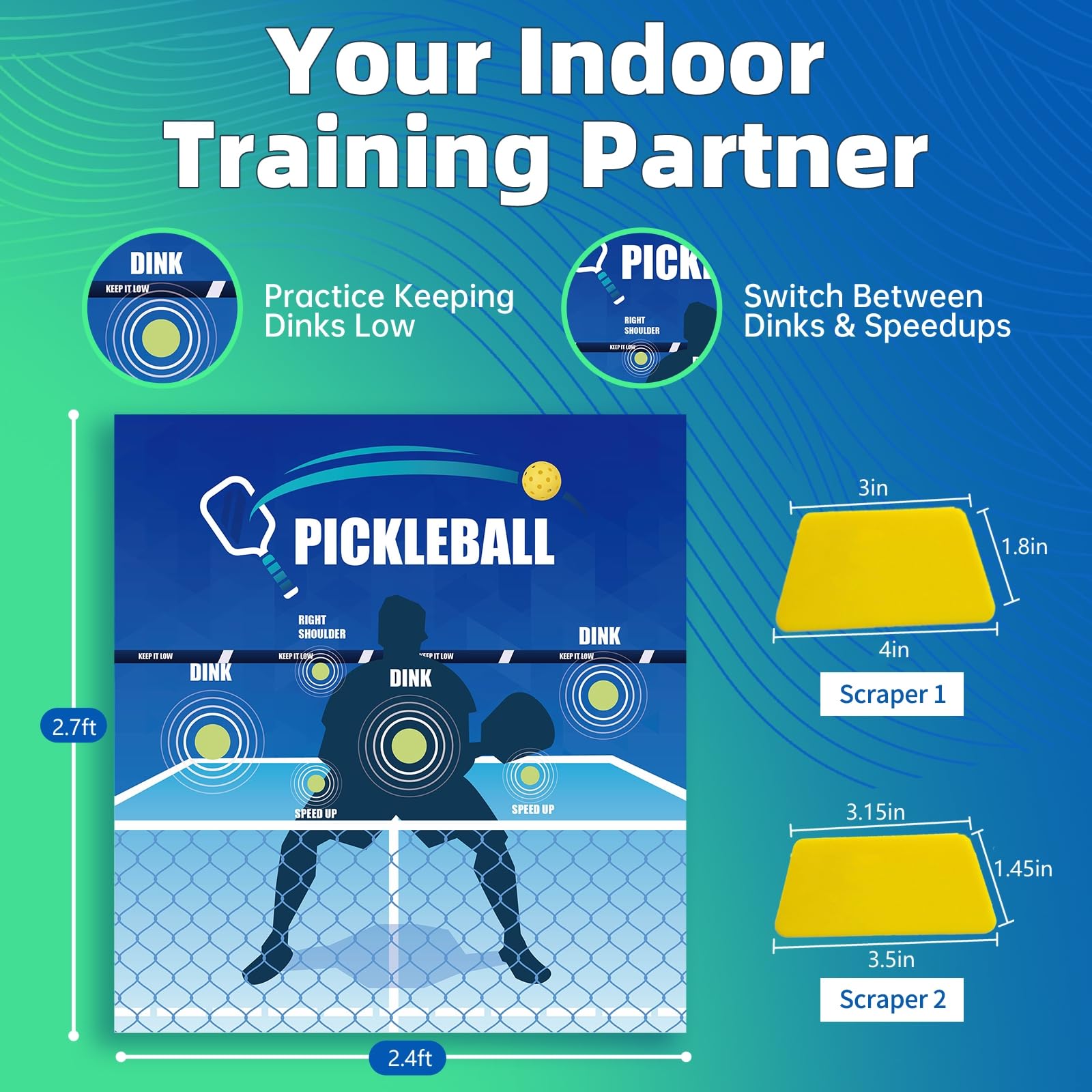 Snapklik.com : Dink Master Pickleball Practice Board-Wall Pickleball ...