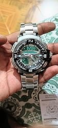 TIMEWEAR Analog Digital Stainless Steel Chain Sports Watch for Men ...