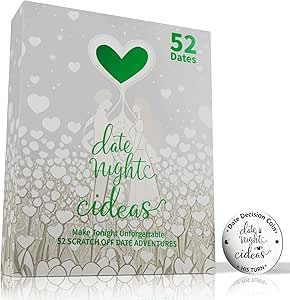 Amazon.com: 52 Fun & Romantic Scratch Off Date Night Ideas Card Game, Couples Games, Perfect ...