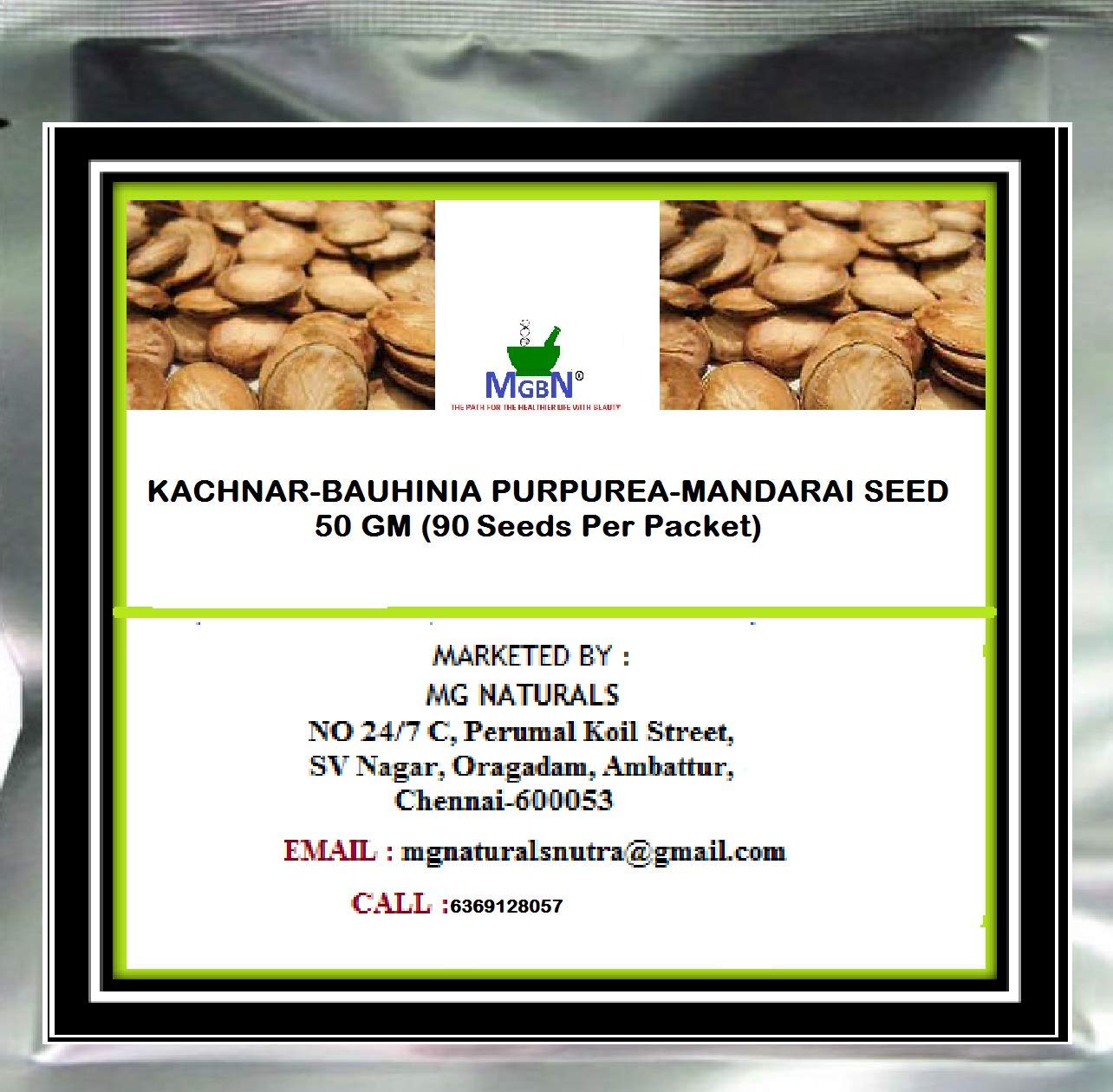 KACHNAR-BAUHINIA PURPUREA-MANDARAI SEED-50 GM(90 Seeds Per Packet ...