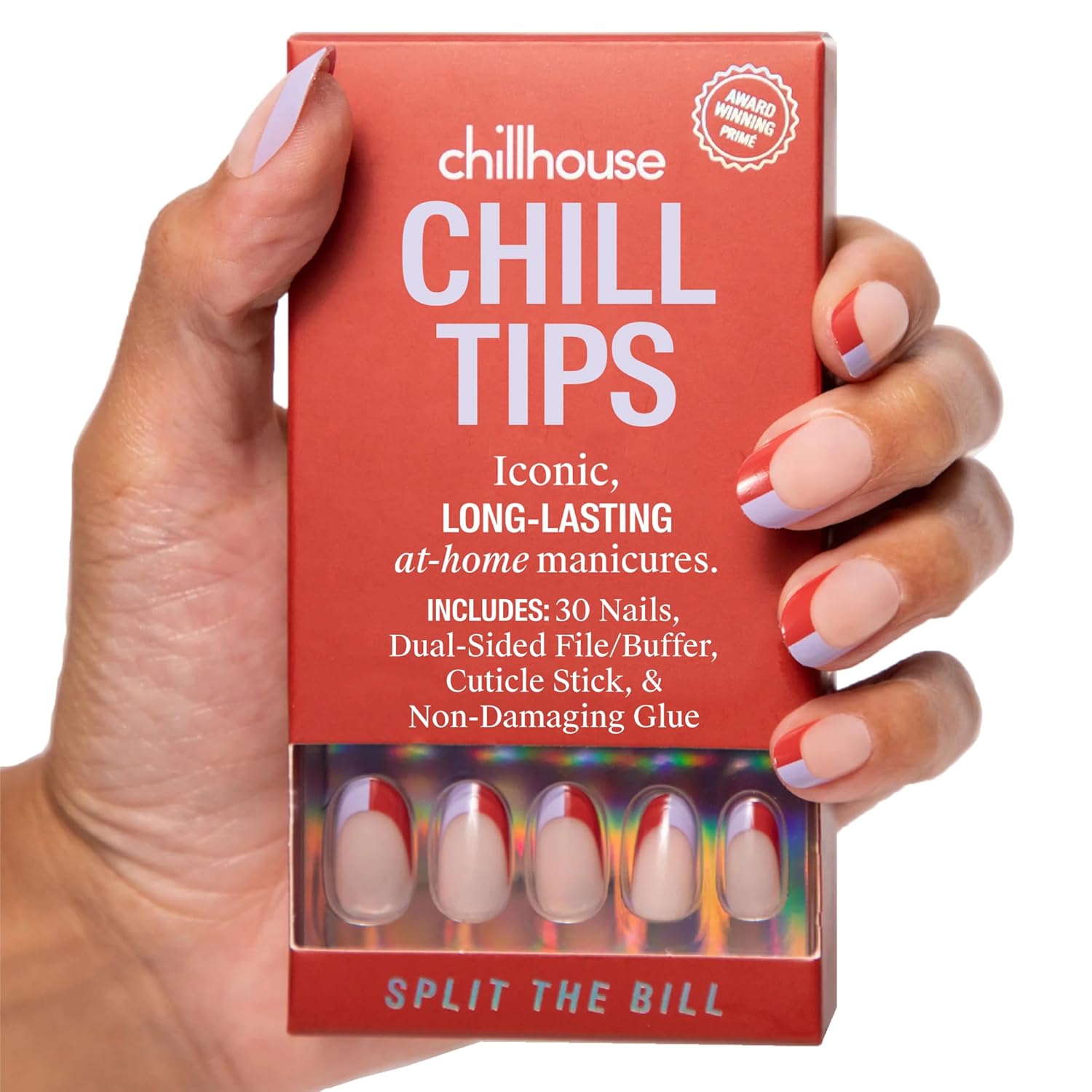 Amazon.com: Chillhouse - Chill Tips, French Tip Press On Nails Kit ...
