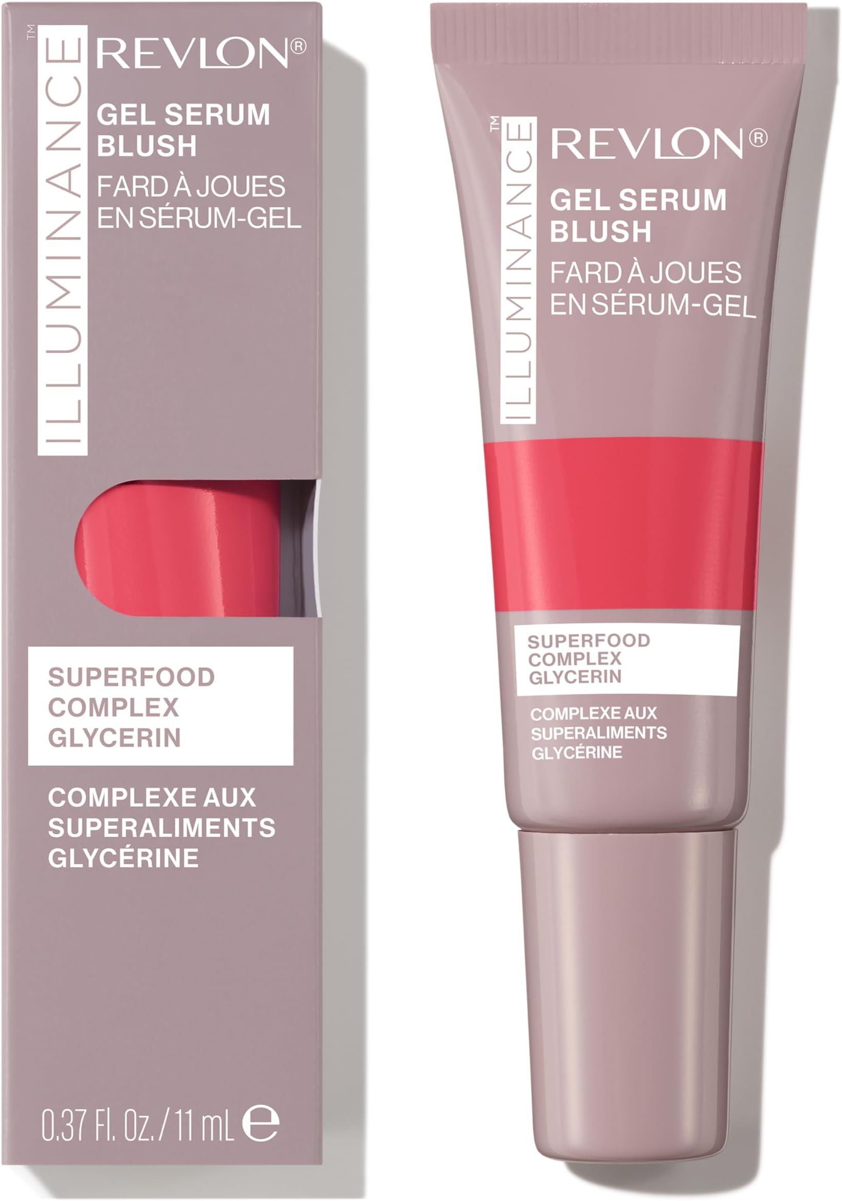 Amazon.com : Revlon Illuminance Gel Serum Blush, Visibly Plump Cheeks ...