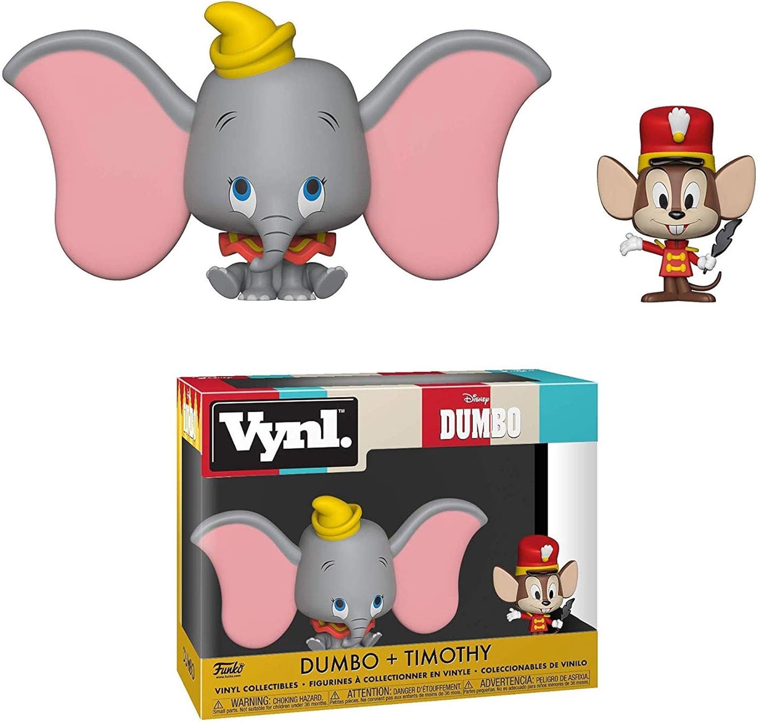 Amazon.com: Funko Vynl: Dumbo - Timothy & Dumbo 2 Pack : Toys & Games