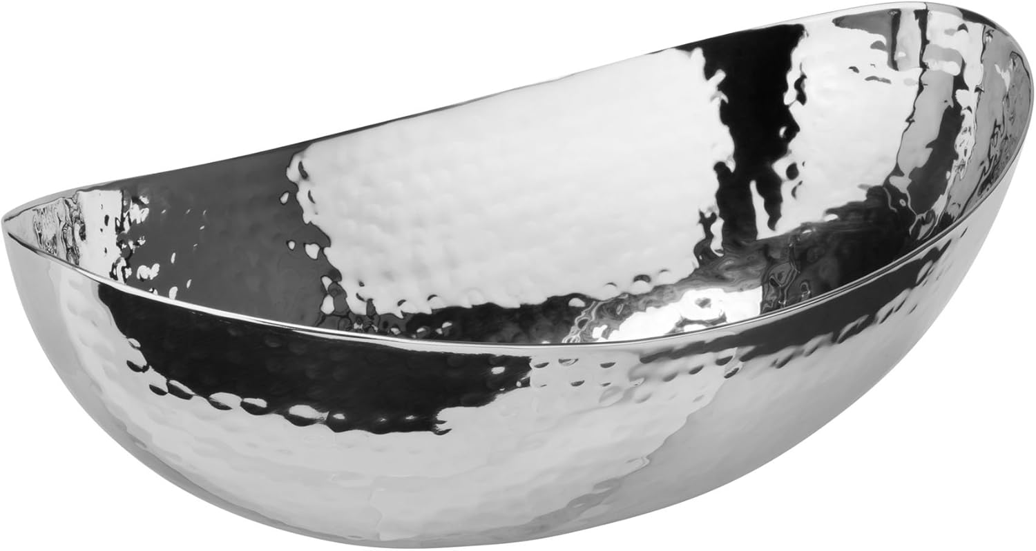 Elegance Oval Bowl, 8", Stainless Steel, Silver : Amazon.ca: Home