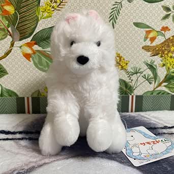 Amazon.co.jp: Kuttari Samoyed Plush Toy AMUFUN Samoyed Mascot : Toys ...