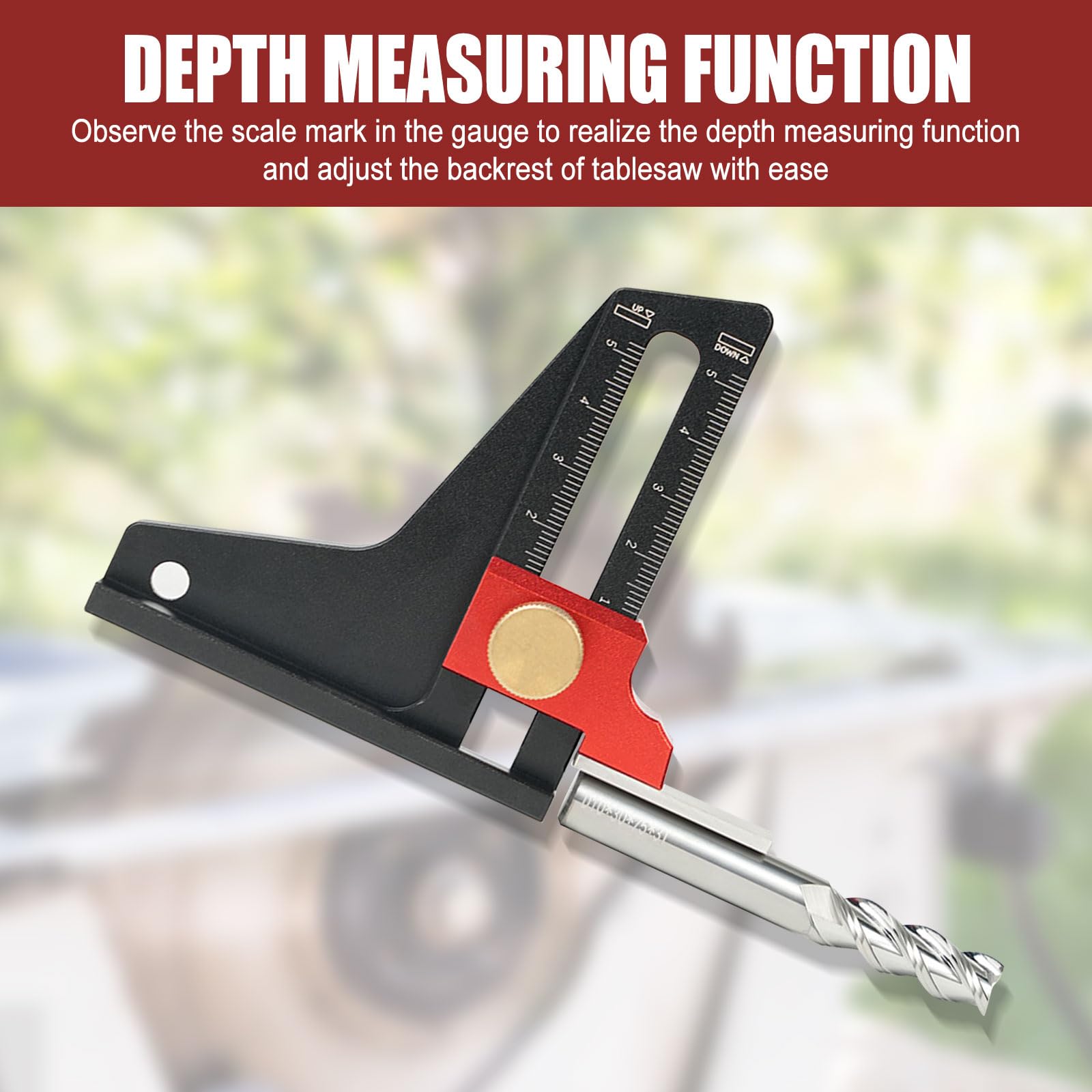 Snapklik.com : Woodworking Height Gauge Depth Measurement Tools Sawing ...