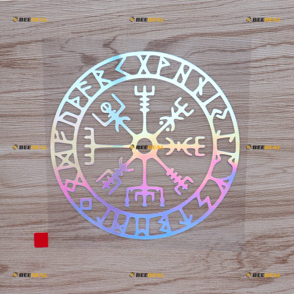 Vegvisir Hintergrundbild Viking Symbols Isolated Set Hand Drawn