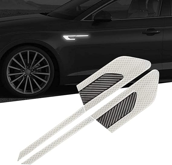 US1984 Car High Intensity Reflective Stickers Side Marker Bumper Fender ...