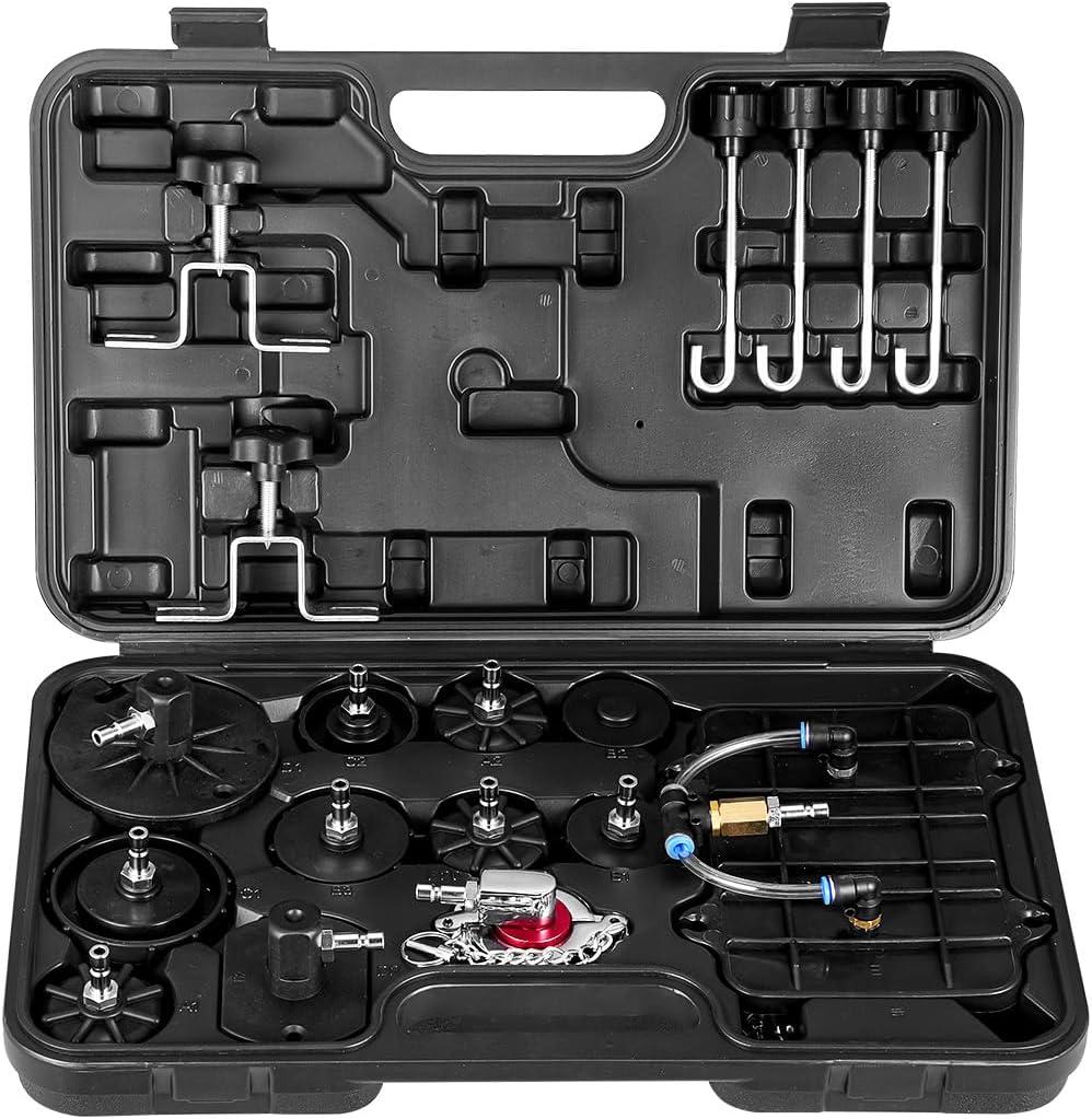 Amazon.com: VEVOR Brake Master Bleeder Kit, 12 Pcs, Professional Brake ...