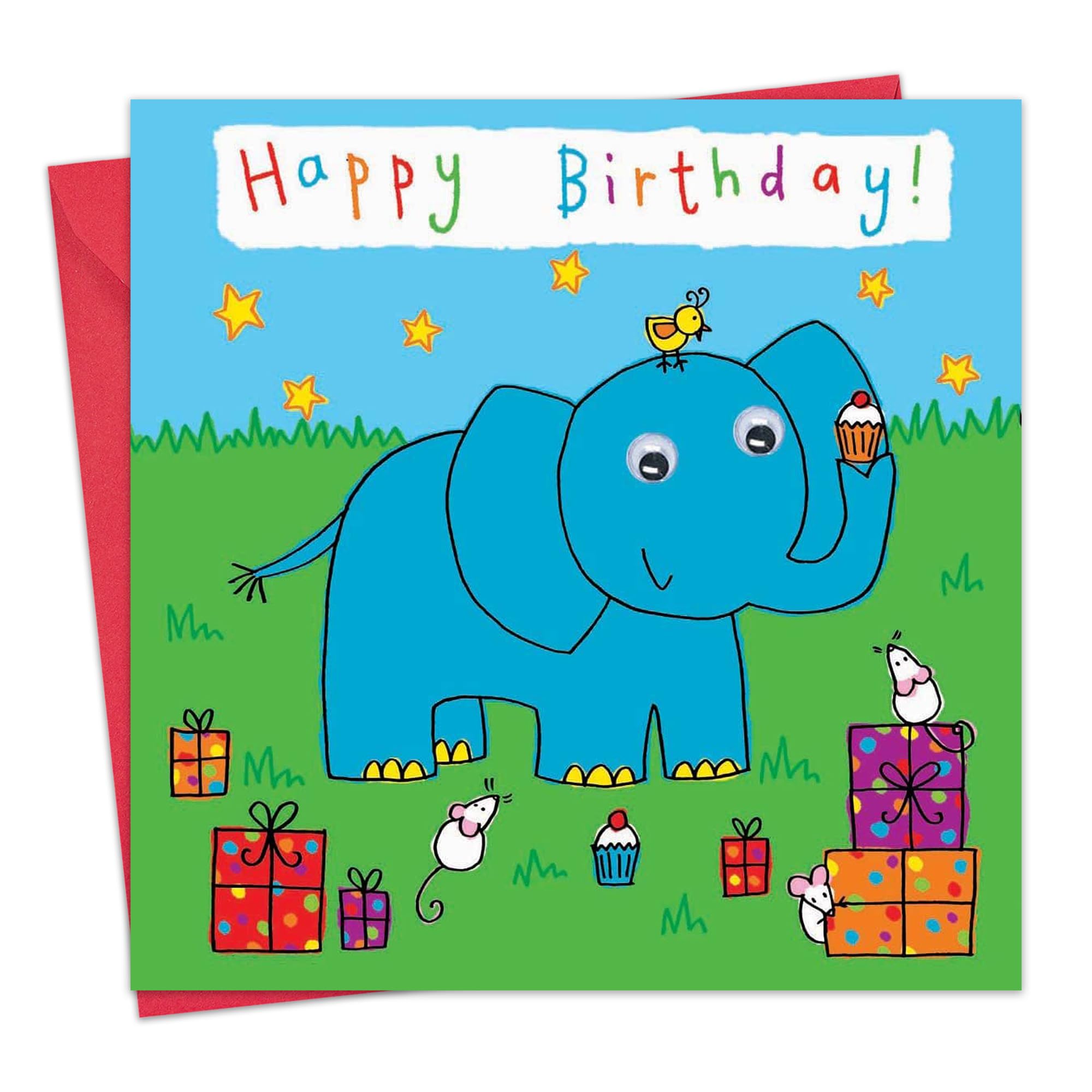Feliz Cumpleaños Elefante Amazon.com: Caroline's Treasures APH7228CHF