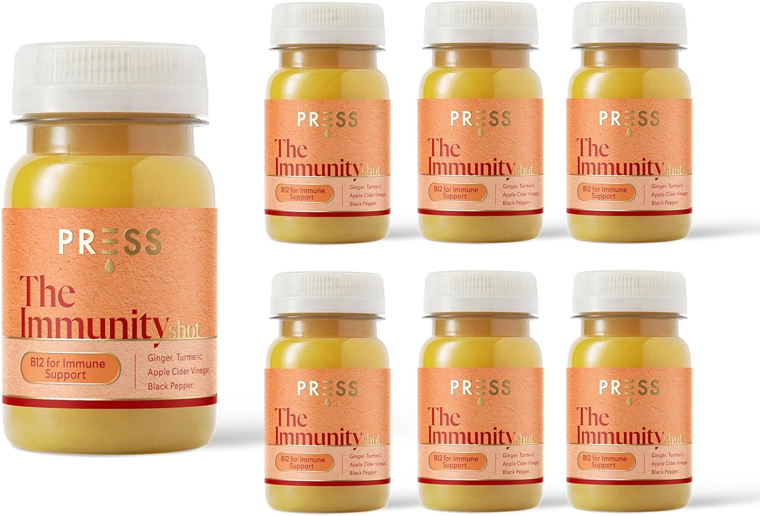 Press Healthfoods, Immunity Shots – 6 x 100 ml Pack Immune Boosting ...