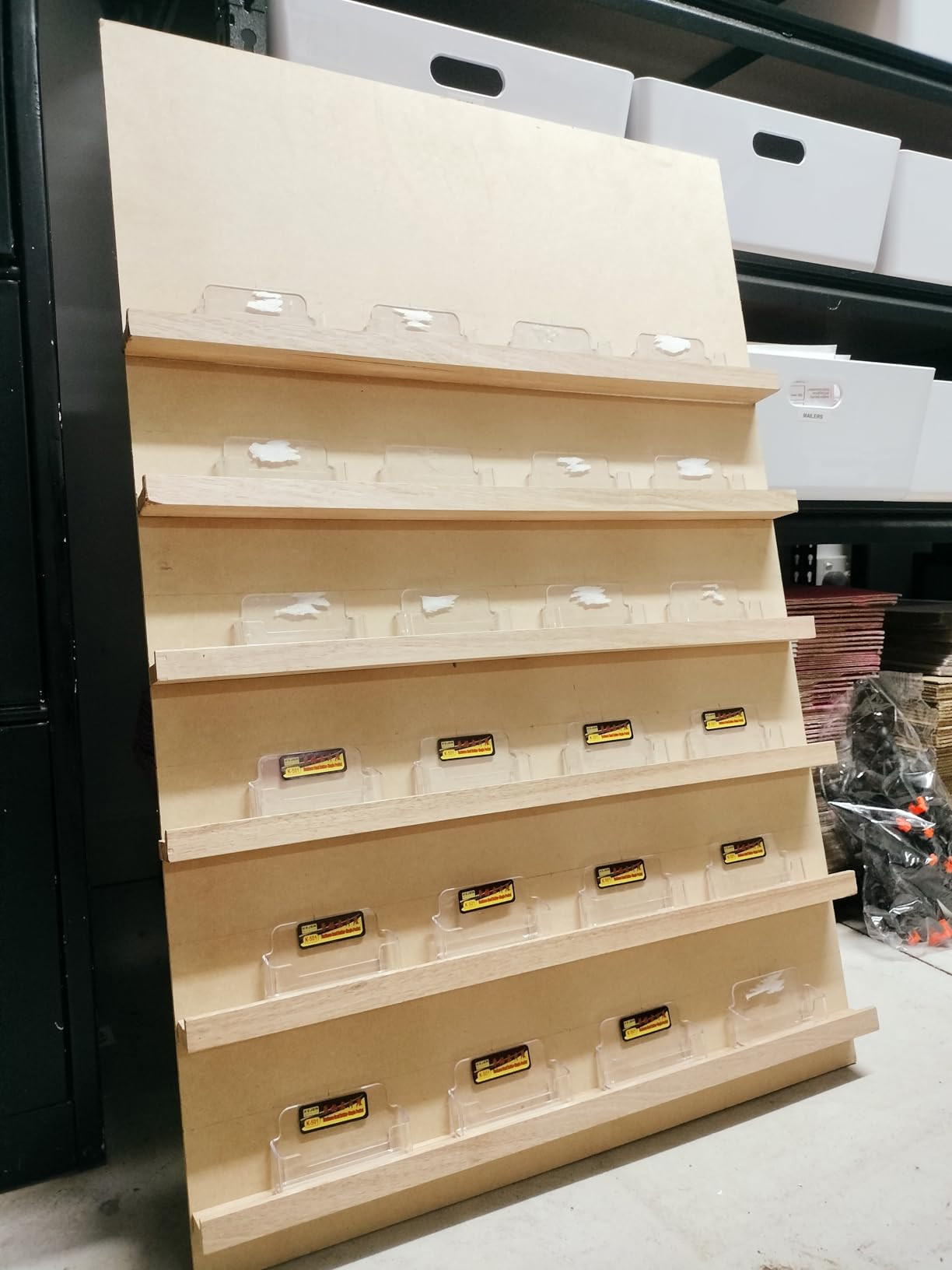 12 Pack Clear Plastic Business Card Holder for Desk,3.8inx1.4inx1.8in ...