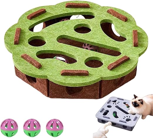 Amazon.com: Cat Scratch Puzzle Enrichment Box, Cat Nail File Enrichment ...