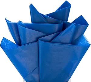 Amazon.com: Tissue Paper Navy Blue Gift Wrapping Paper for DIY Crafts ...
