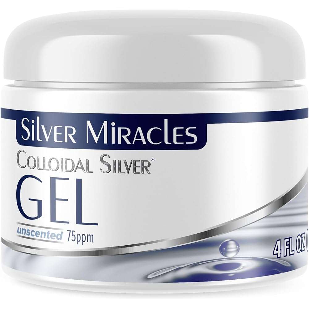 $3/mo - Finance Silver Miracles Colloidal Silver Gel - Nano Silver Gel ...