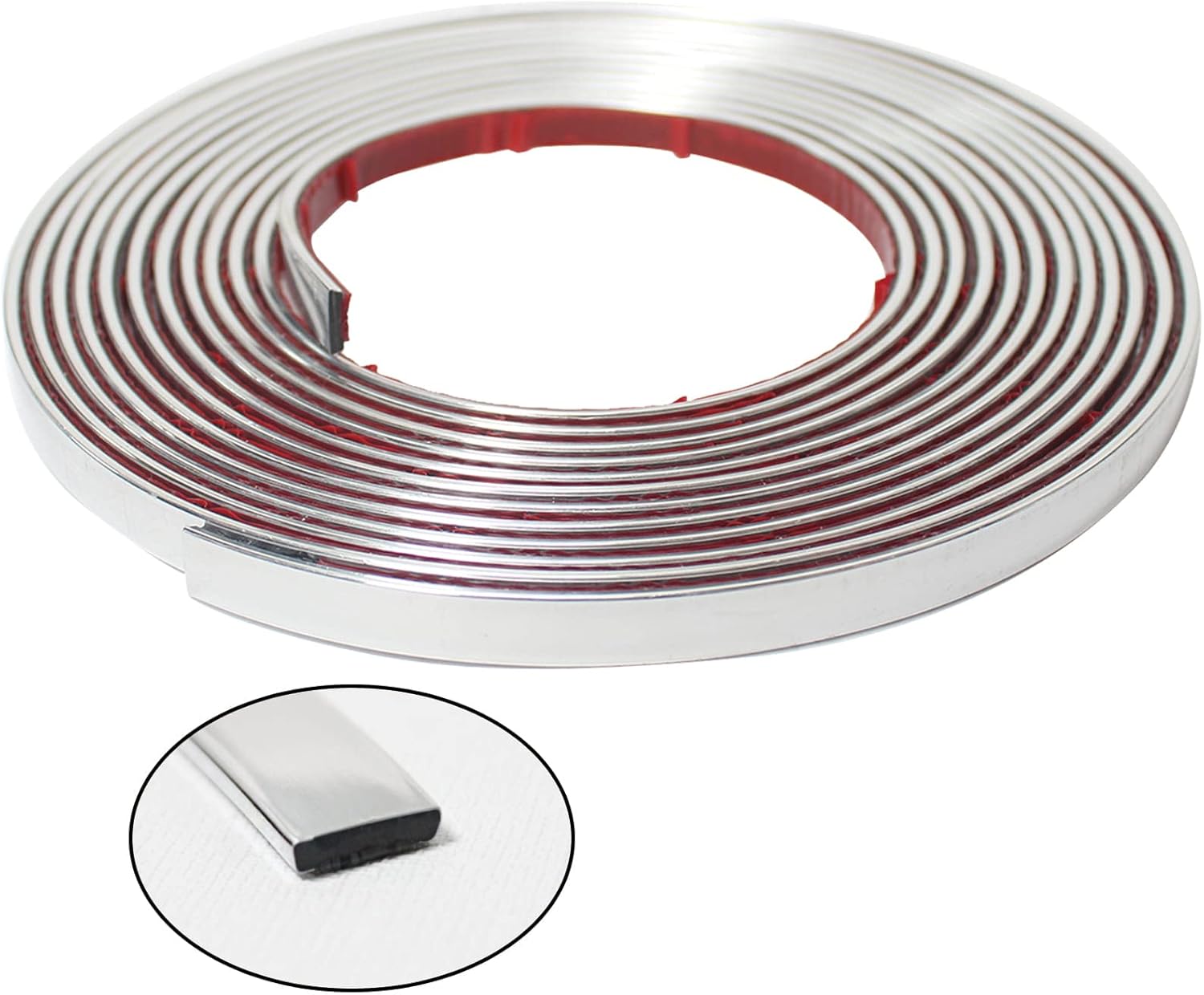 Amazon.com: JSIWOTH 26.2 Ft Peel and Stick Trim, Sliver Waterproof ...