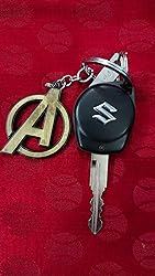 Aai Avenger A Logo Metal Keychain - Golden : Amazon.in: Fashion