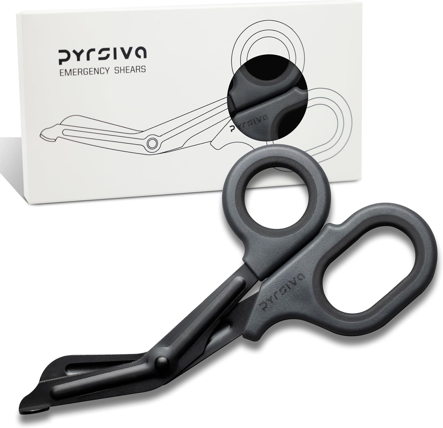 Trauma Shears – 7.5" Titanium-Coated Stainless Steel Bandage Scissors ...