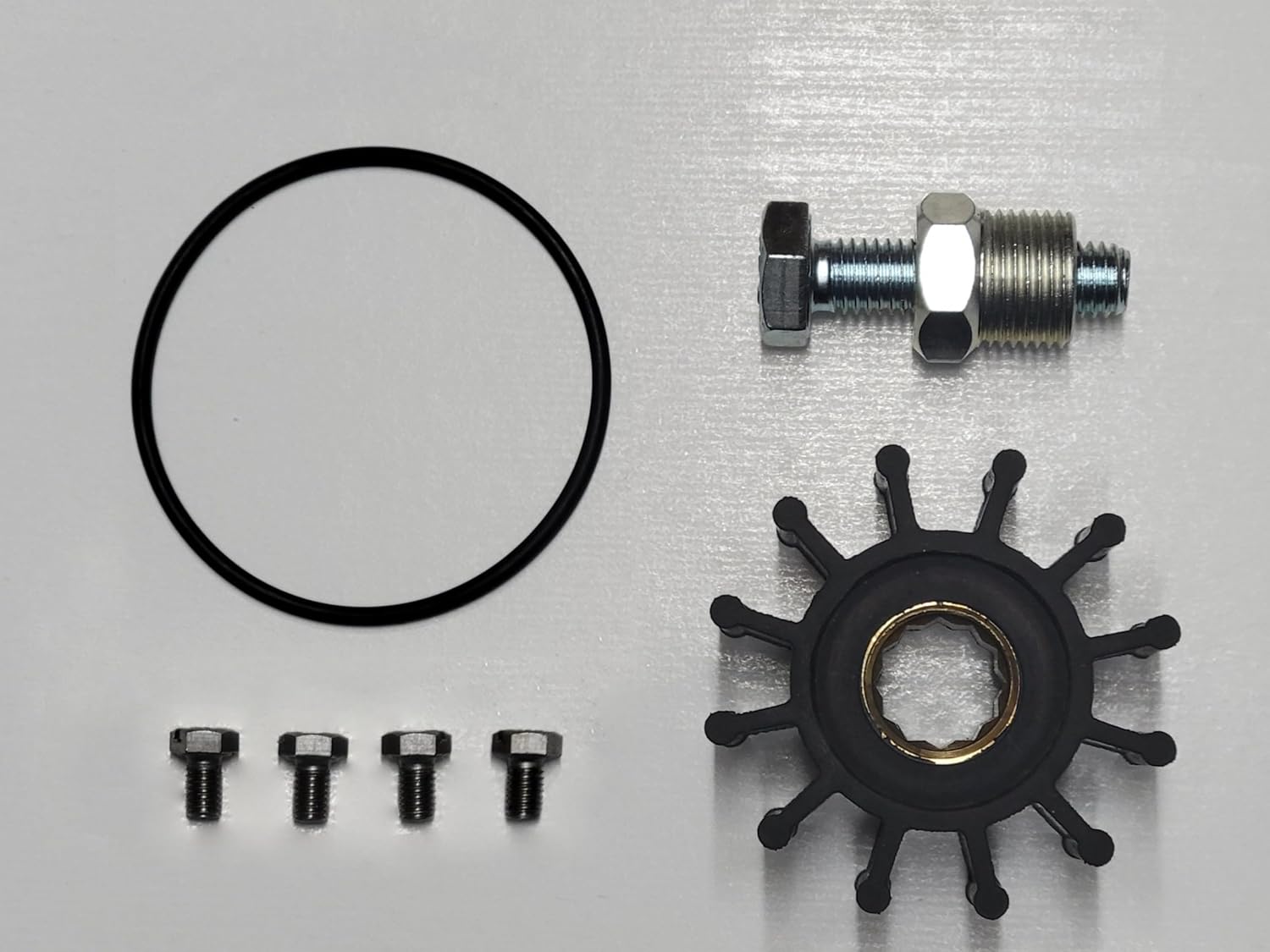 Threaded Impeller Kit Replaces Yanmar 129670-42610 with Puller