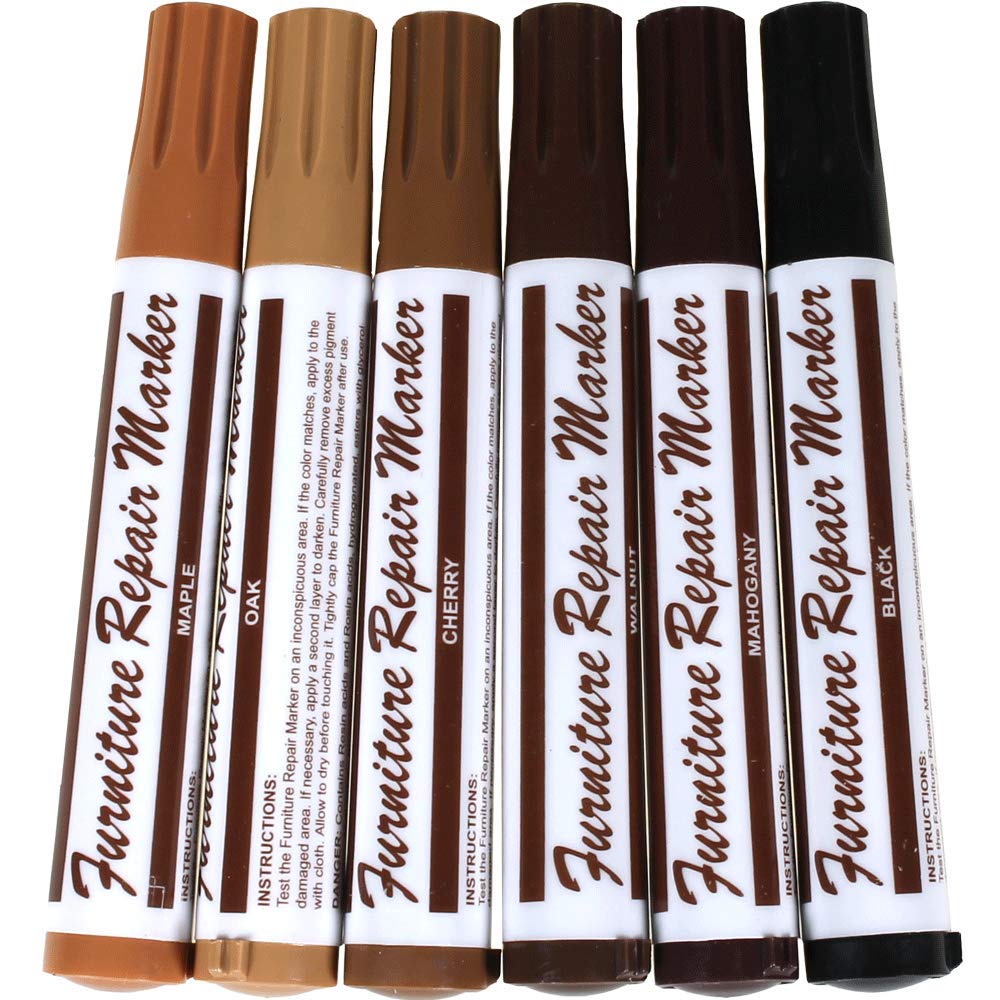 Genius ideas Möbelreparatur-Marker, 6-er-Set, R 018905 : Amazon.de ...