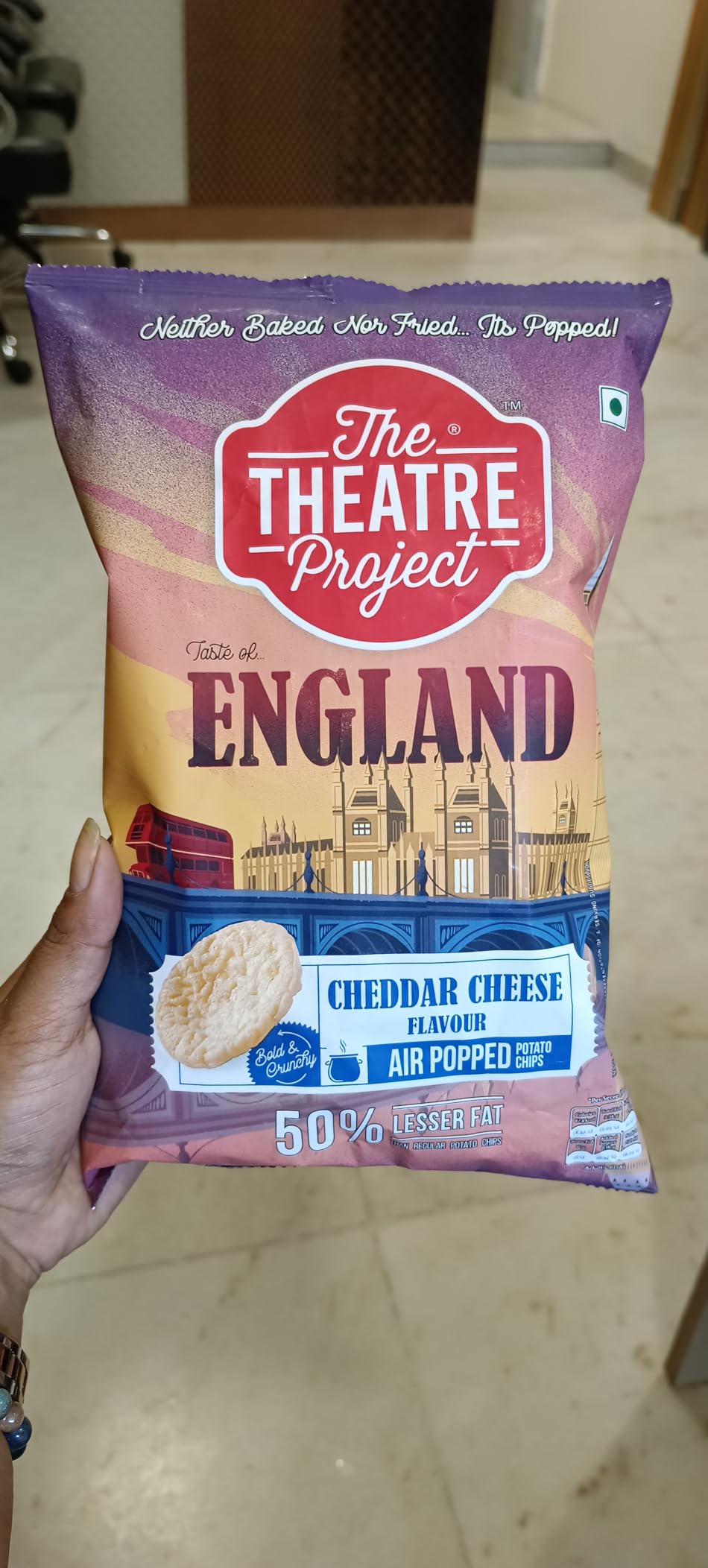 The Theatre Project Air Pop Himalaya Salt & Pepper Potato Chips, 5 ...