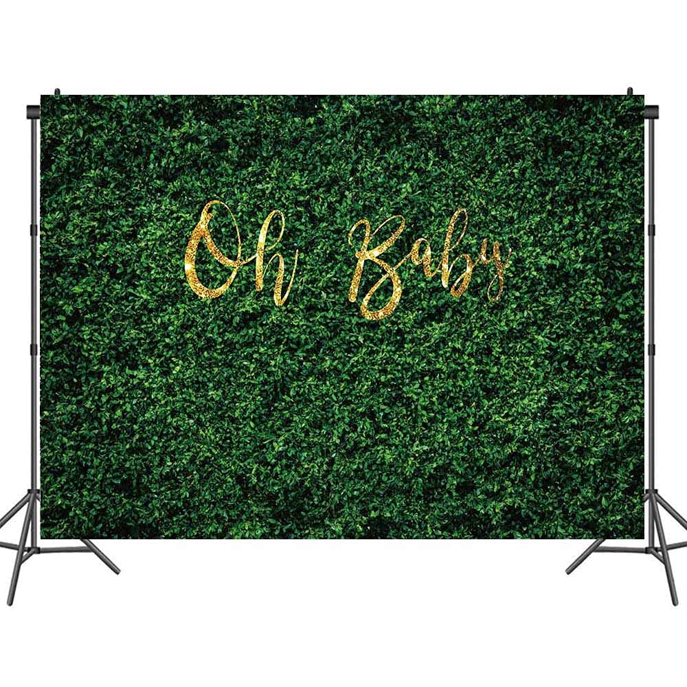 Buy Oh Baby Grass Backdrop for Party,7x5ft Grass Wall Backdrop,Spring ...