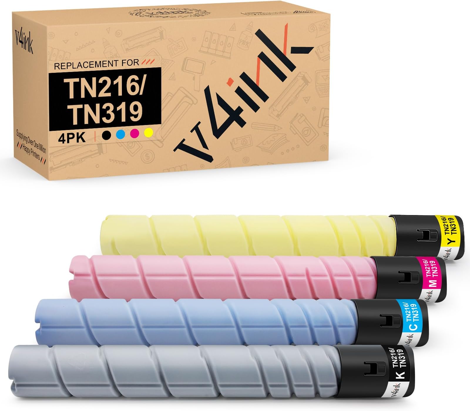 Amazon.com: YOUTOP 4PK TN-216 TN-319 TN216 TN319 Toner Cartridge ...