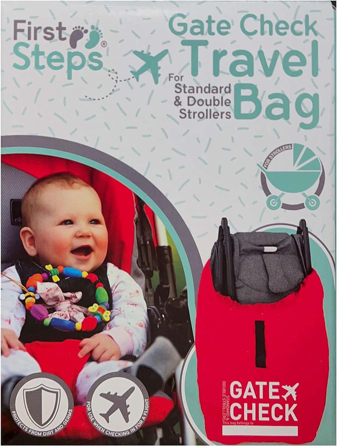 Steps Inn Baby Pram Gate Check Stroller Bag | Baby Gate Travel ...