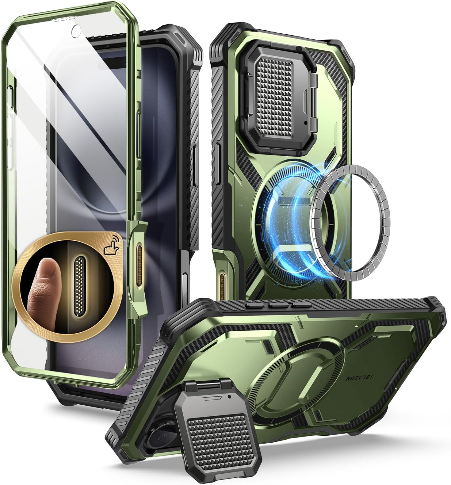 Amazon.com: i-Blason Armorbox for iPhone 16 Plus Case MagSafe [Camera ...