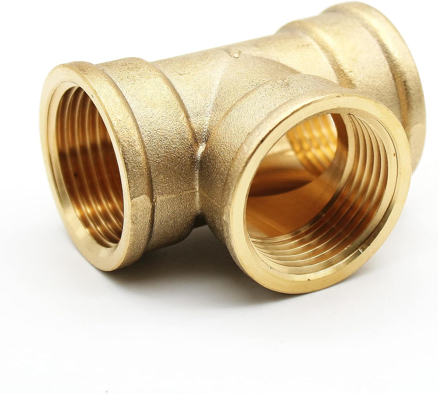 DOJA Barcelona | Te Laiton | Raccord Femelle T 90° | Taille 1/2’’ | en Laiton | Connecteur en T ...