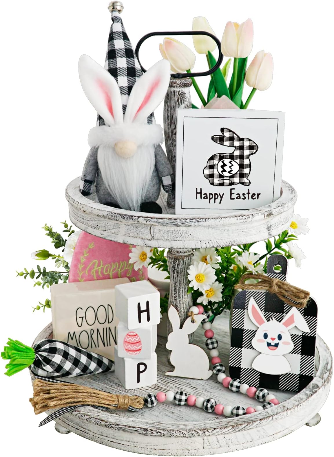 Amazon.com: The Ultimate Farmhouse Tiered Tray Decor Set - Beautiful ...