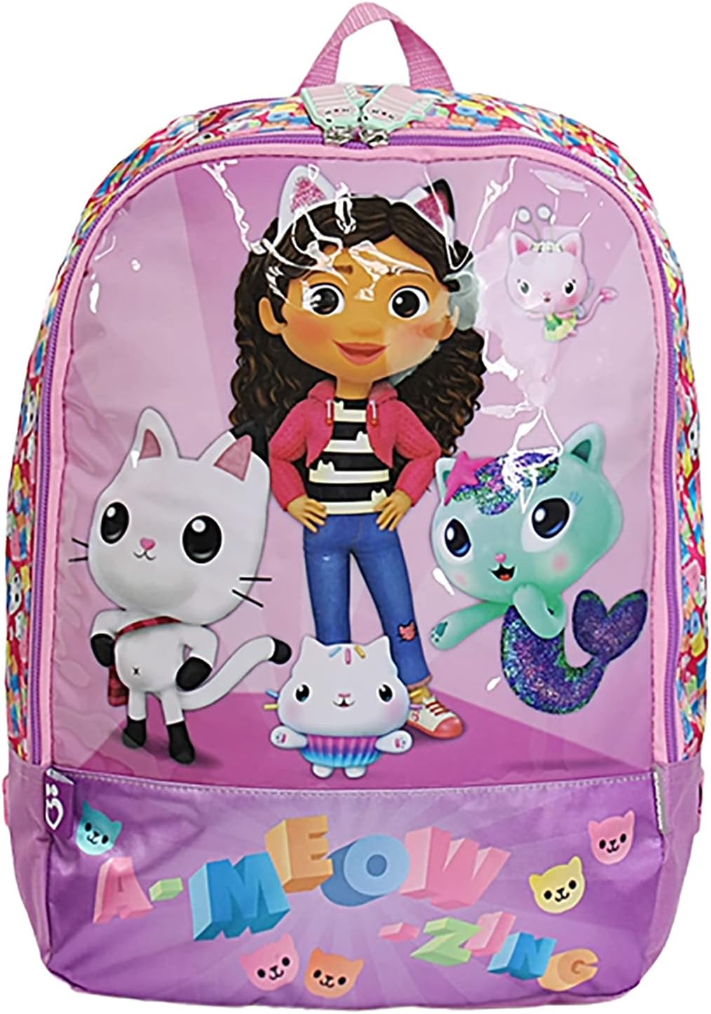 Fotorama GB201A48BP Mochila Casa de muñecas de Gaby A Meow sing, Rosa ...