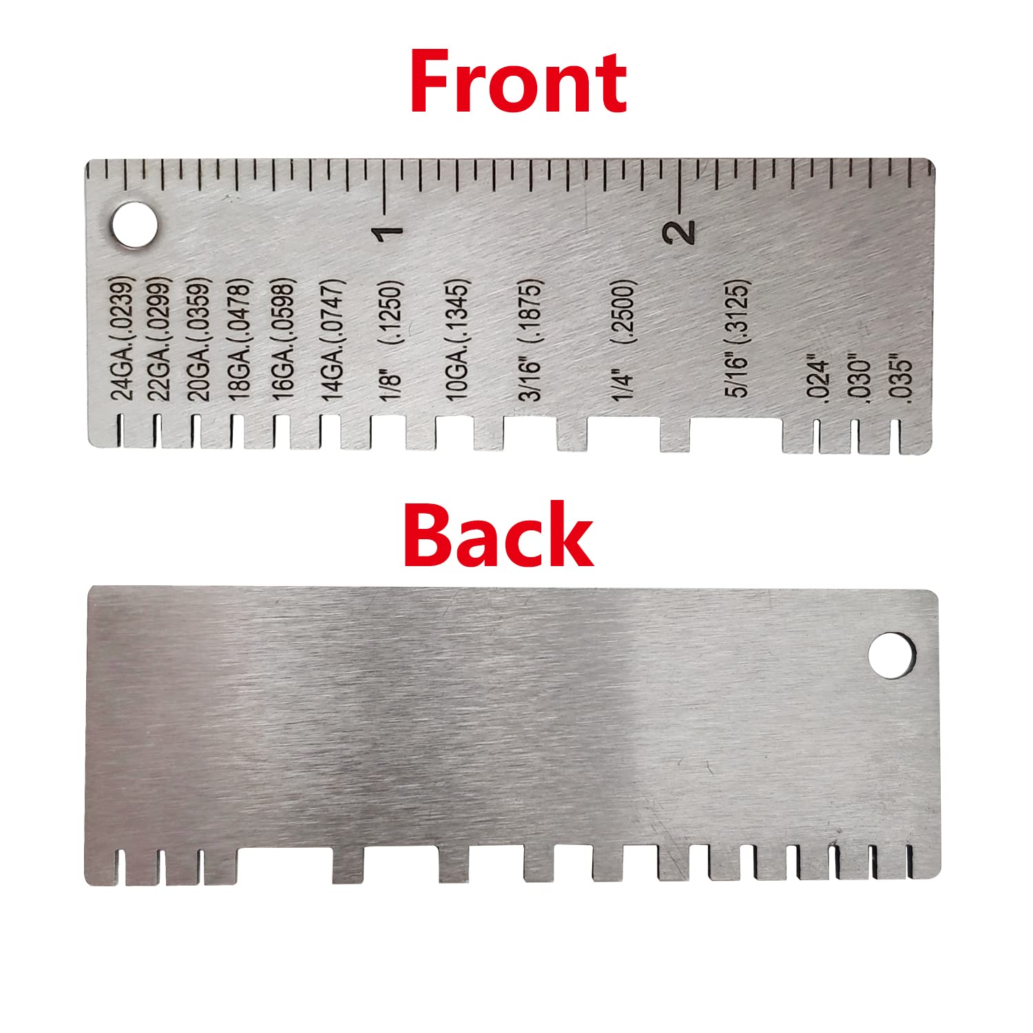 Snapklik.com : 2 Pack Stainless Steel Round Dual Sided Metal Sheet ...