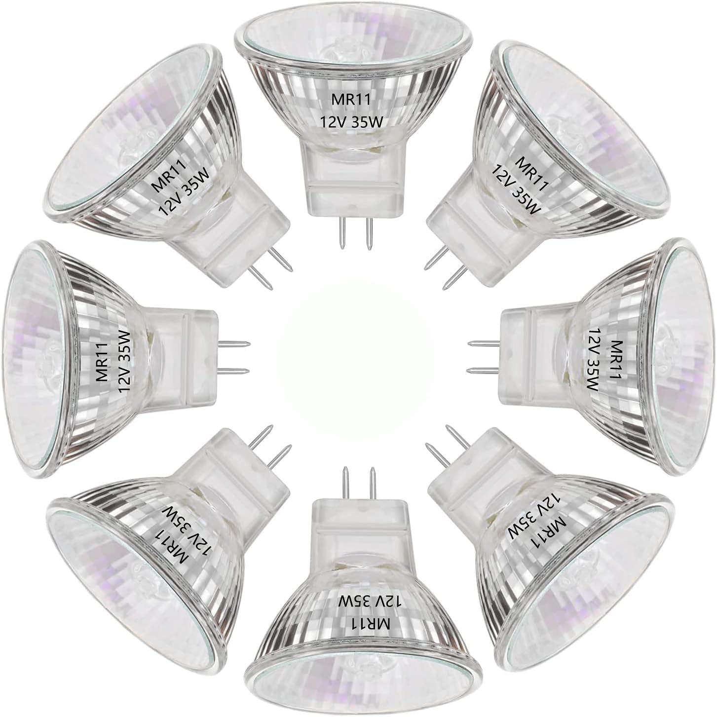 AHEVO MR11 Halogen Light Bulbs, 35W 12V MR11 GU4 Halogen Spotlight ...