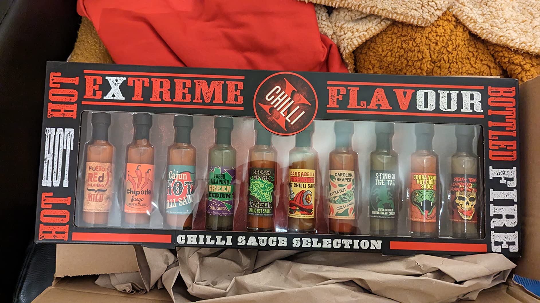 Hot Sauce Gift Set with 10 Chilli Sauces - Authentic Louisiana Chilli ...