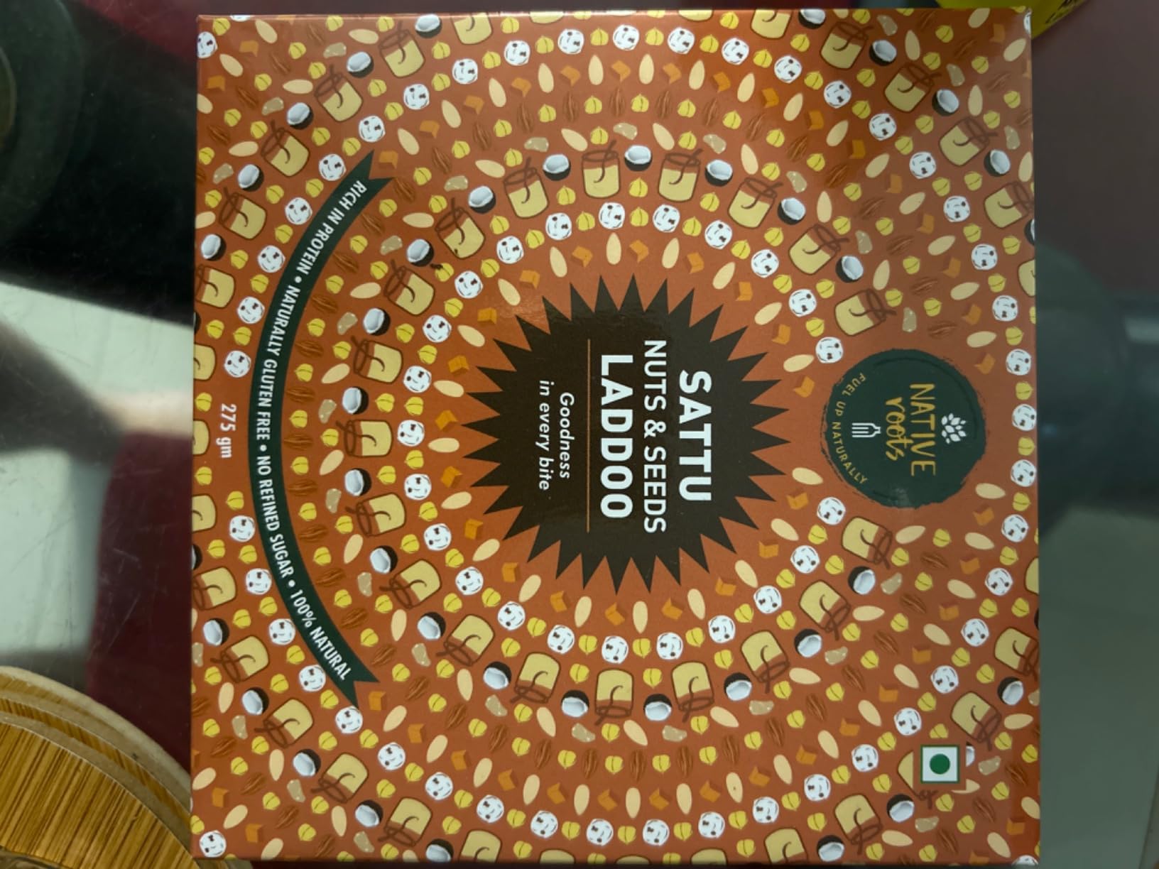 Native Roots Sattu Nuts & Seeds Laddoo | Made with Cow-Ghee & Jaggery ...