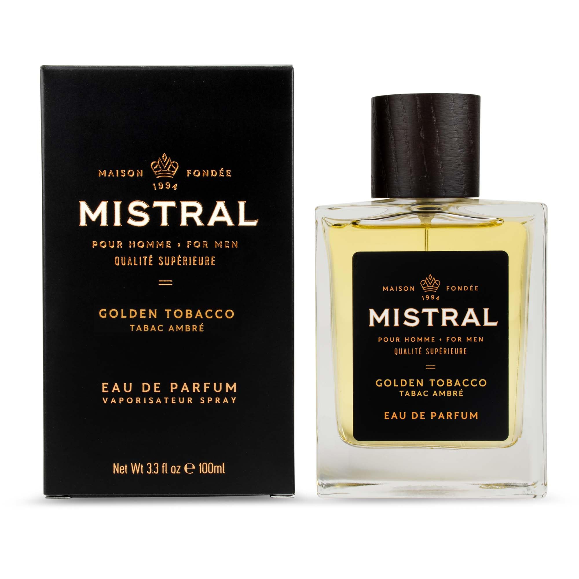 Amazon.com : Mistral Men's Cologne, Golden Tobacco, 3.4 Oz : Beauty ...