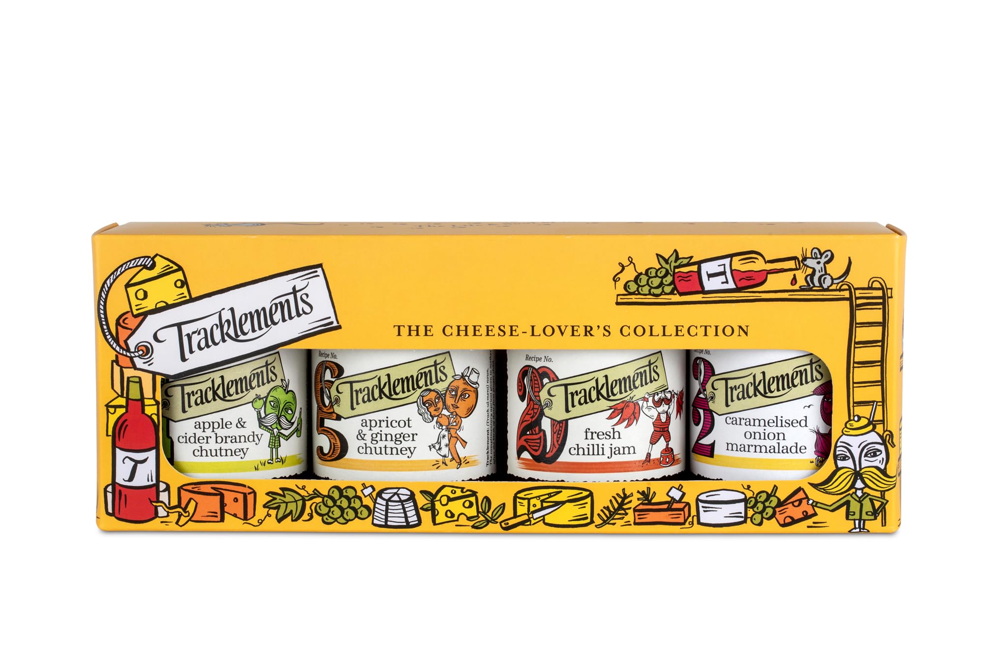 Tracklements - The Cheese Lover's Collection Gift Pack, Containing ...