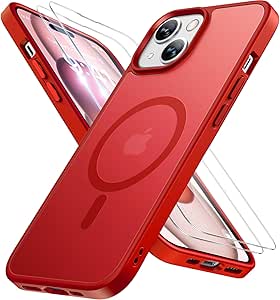 Amazon.com: Miracase Magnetic for iPhone 15 Case (Compatible with MagSafe)（with 2X Screen ...