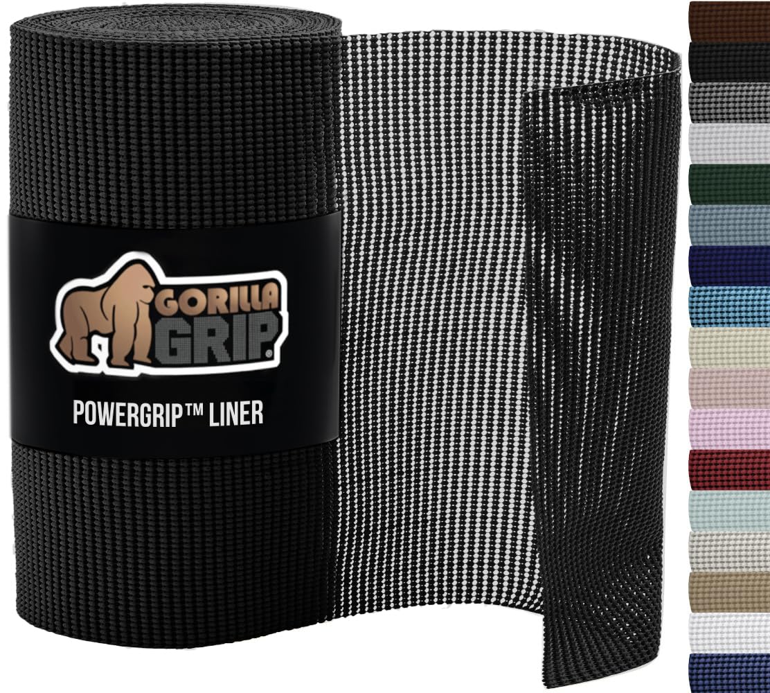 Snapklik.com : powerGRIP Drawer Shelf And Cabinet Liner, Thick Strong ...