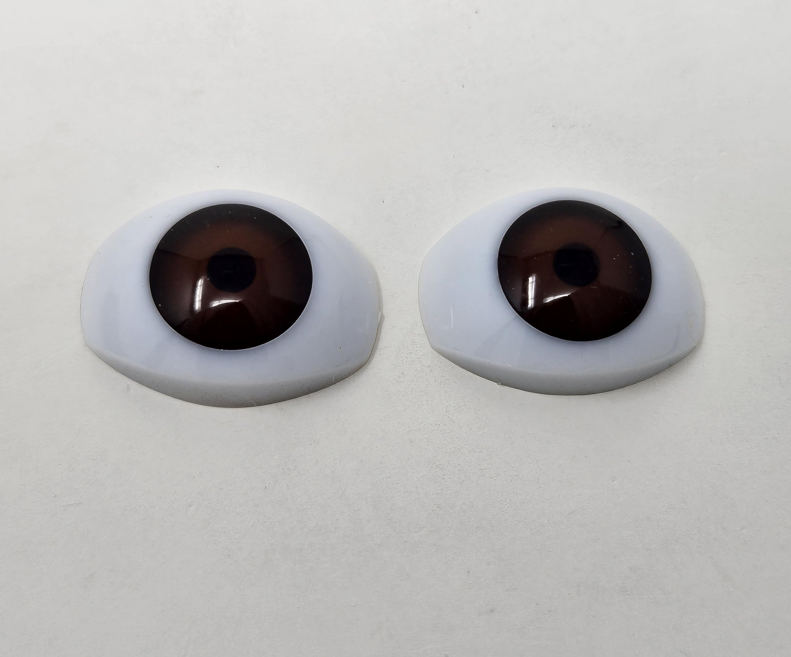 Amazon.com: Pair of Zim's 12mm Iris Oval Realistic Plastic Human Dolly ...